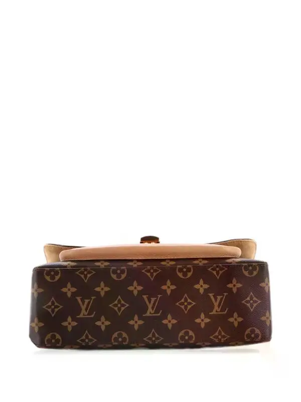 LOUIS VUITTON Marignan Handbag Monogram Canvas With Leather Shoulder Bag