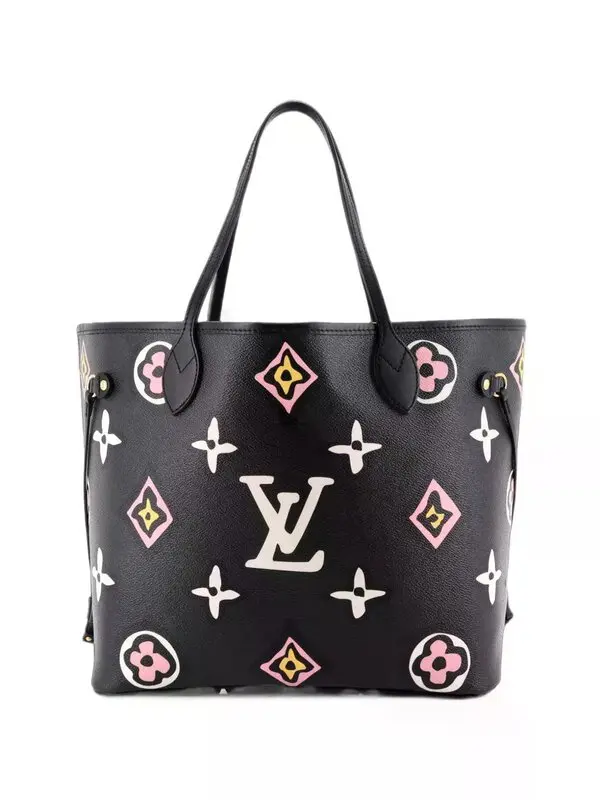 LOUIS VUITTON Neverfull Nm Wild At Heart Monogram Giant Mm Tote Bag - Black