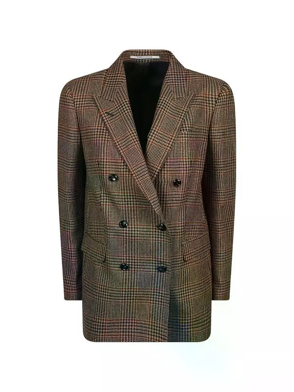 Tagliatore Check-pattern Double-breasted Blazer