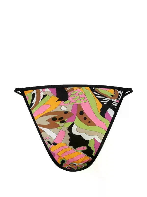PARAMIDONNA Lilia Abstract-print Bikini Bottoms