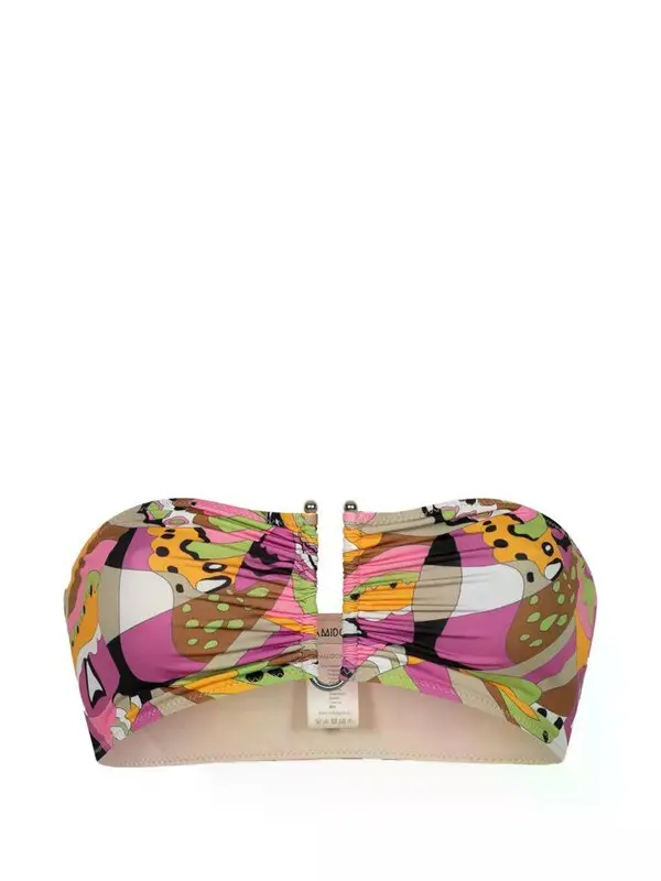 PARAMIDONNA Stas Abstract-print Bikini Top