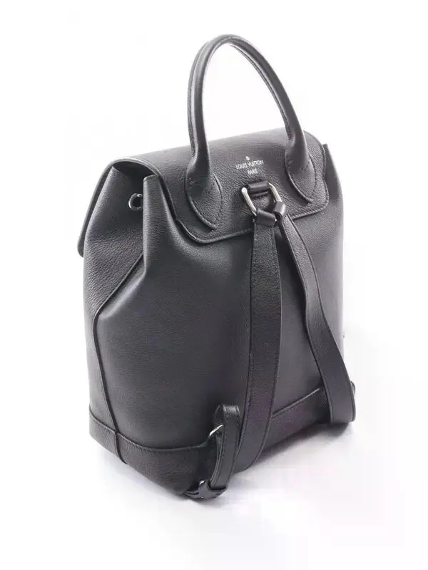 LOUIS VUITTON 2018 Taurillon Lockme Backpack - Black