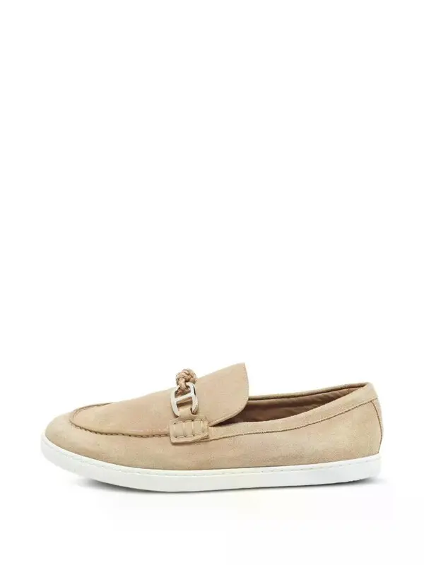 Hermès Suede Loafers - Neutrals