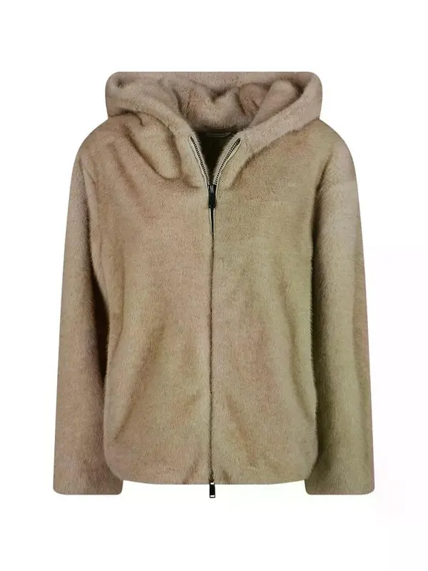 P.a.r.o.s.h Faux-fur Hooded Jacket