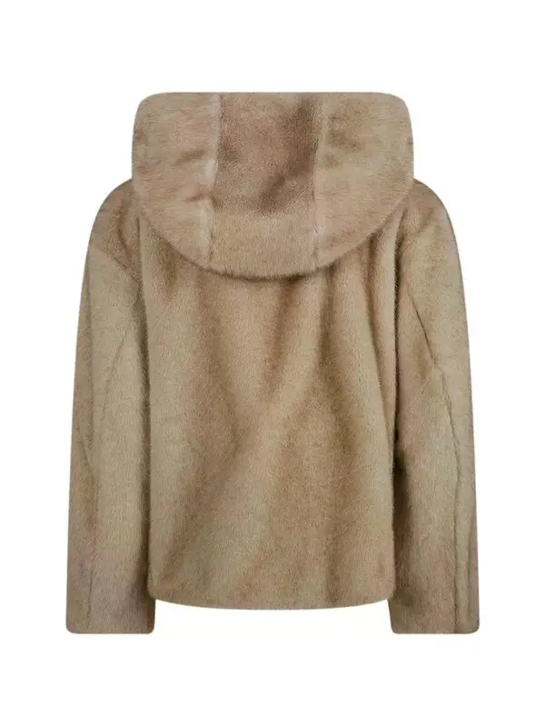 P.a.r.o.s.h Faux-fur Hooded Jacket