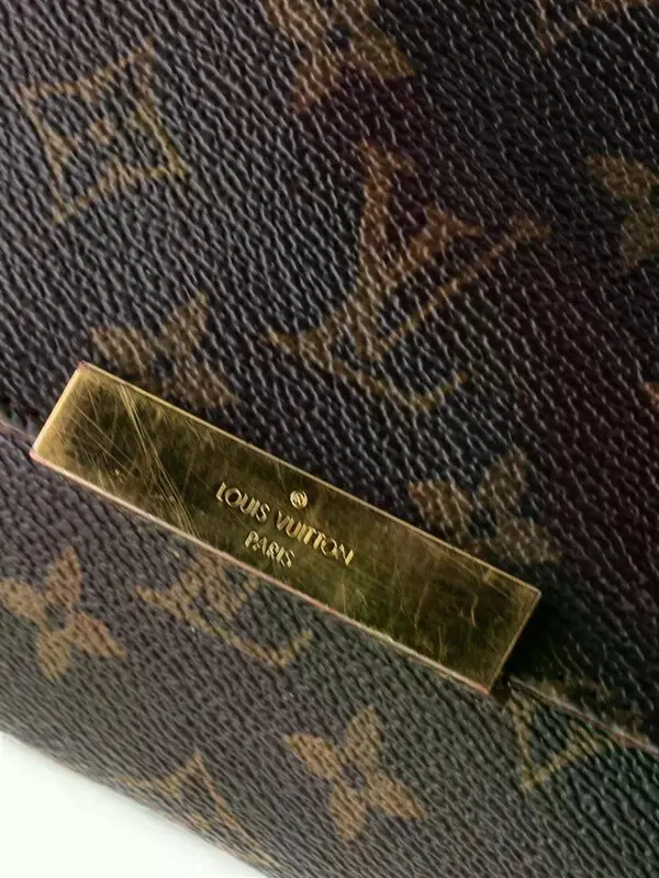 LOUIS VUITTON Favorite Handbag Monogram Canvas Pm Clutch Bag