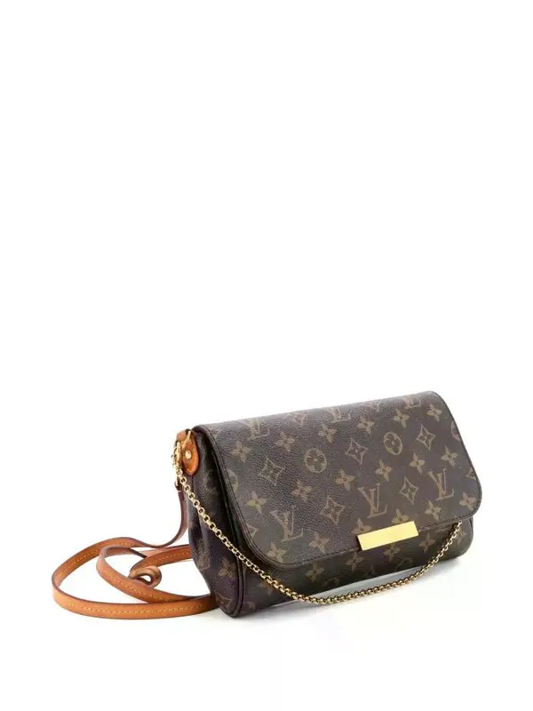 LOUIS VUITTON Monogram Canvas Favorite Pm Clutch Bag - Brown