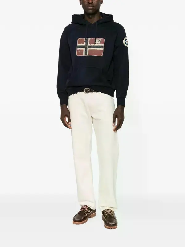 NAPAPIJRI B-archive Logo-patch Drawstring Hoodie