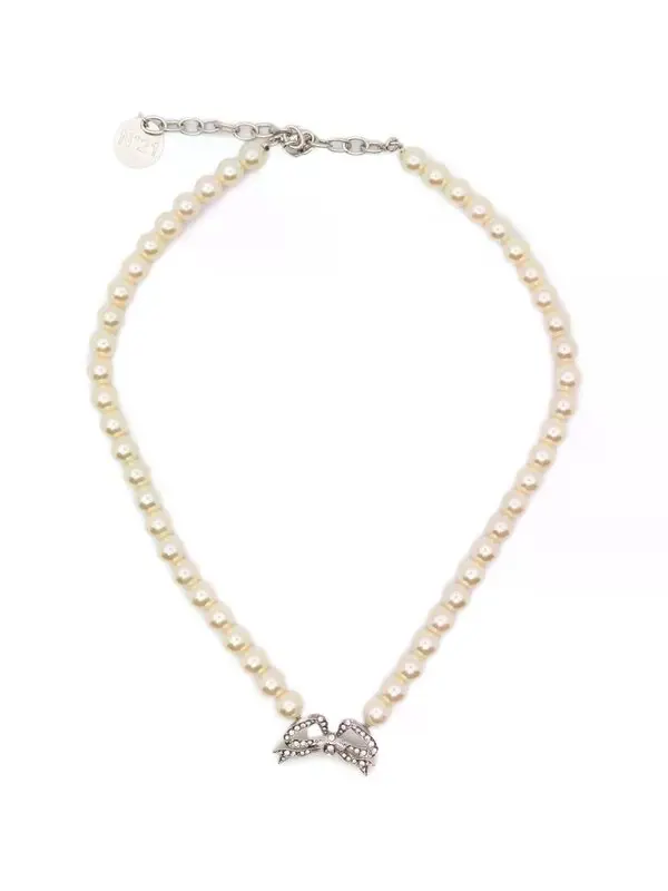 N°21 Bow-detail Necklace - Silver