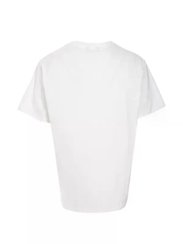 TEE LIBRARY Stupid Story Logo-print T-shirt