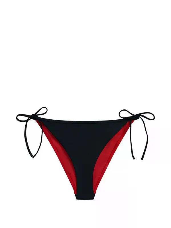 Tommy Hilfiger Colour-blocked Side Tie Bikini Bottoms - Blue