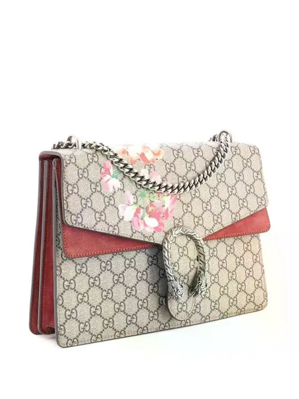 Gucci Dionysus Blooms Print Gg Coated Canvas Medium Shoulder Bag