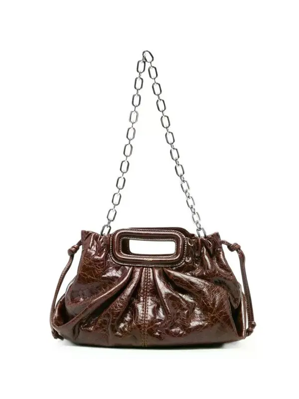 Maje Crinkled-effect Chain-link Tote Bag