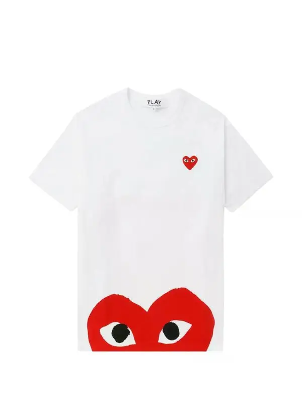Comme Des Garçons Graphic-print Short-sleeve T-shirt - White