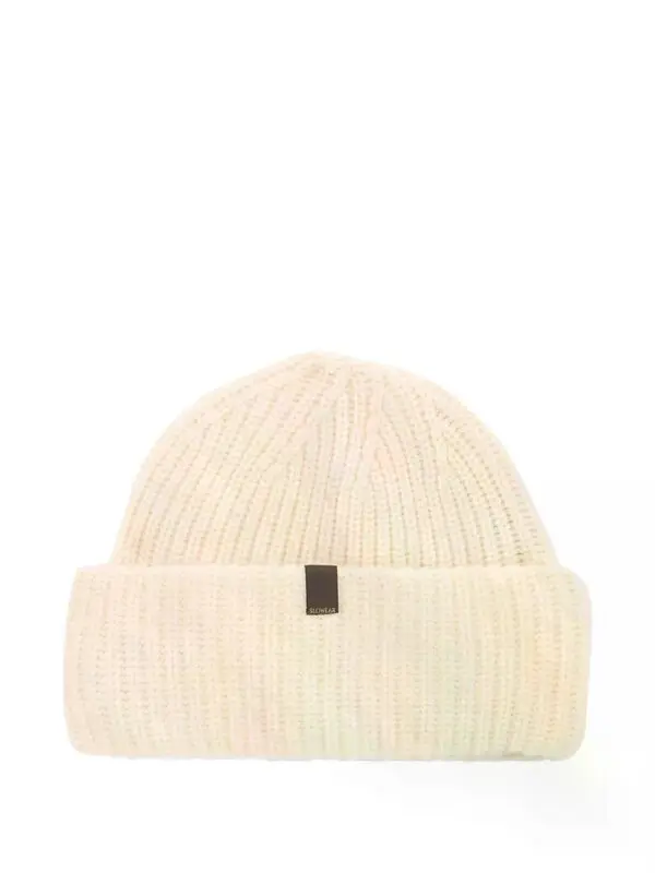 SLOWEAR Ribbed-knit Beanie Hat - Neutrals