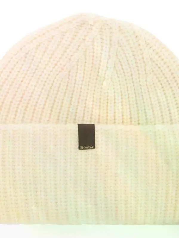 SLOWEAR Ribbed-knit Beanie Hat