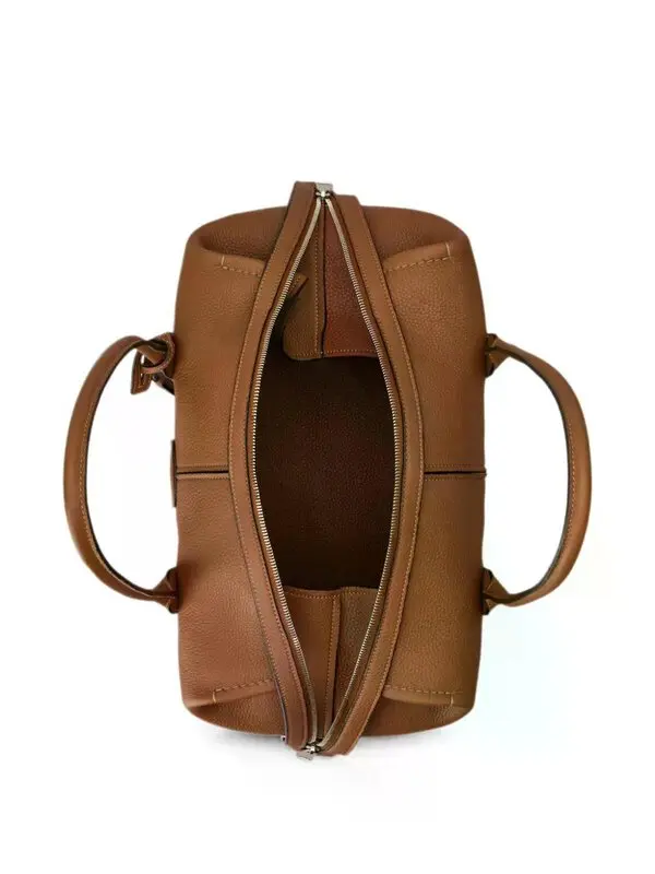 TOD'S Logo-patch Pebbled Bucket Bag