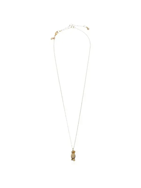 Kate Spade New York Crystal-embellished Candy-pendant Necklace - Gold