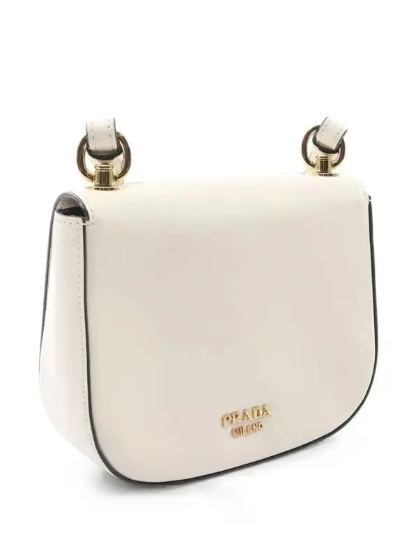 Prada City Calf Cross Body Bag - White