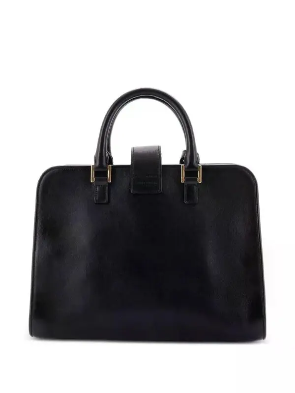 Saint Laurent Monogram Cabas Leather Baby Satchel