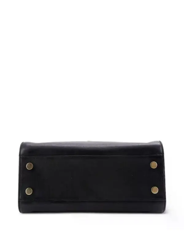 Saint Laurent Monogram Cabas Leather Baby Satchel