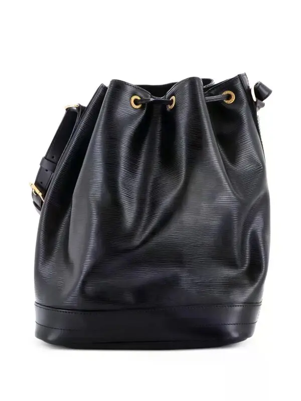 LOUIS VUITTON Petit Noe Nm Handbag Epi Leather Bucket Bag - Black