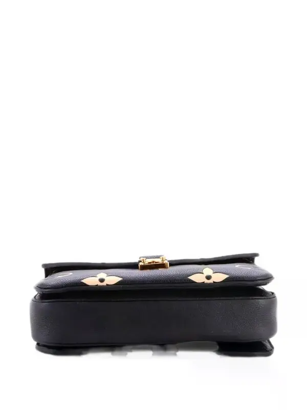 LOUIS VUITTON Bicolor Monogram Empreinte Giant Pochette Metis Crossbody Bag