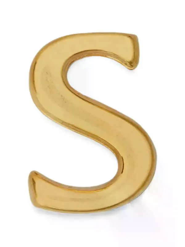 TOD'S Letter S Charm - Gold