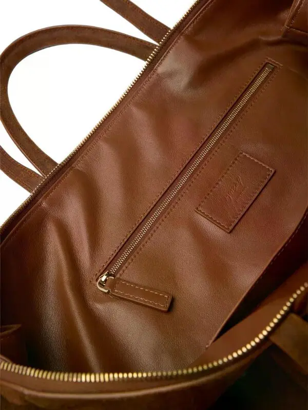 Marsèll 4 In Orizzontale Suede-finish Logo-debossed Tote Bag
