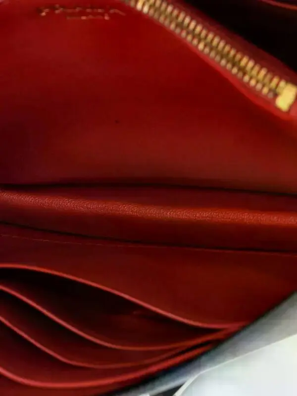 Prada Saffiano Leather Small Flap Wallet On Chain Clutch Shoulder Bag