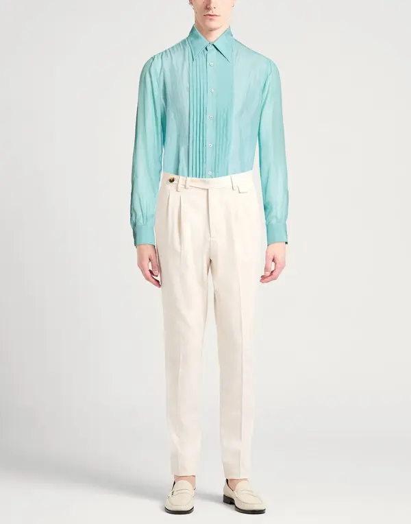 TOM FORD Shirt Turquoise Size Silk