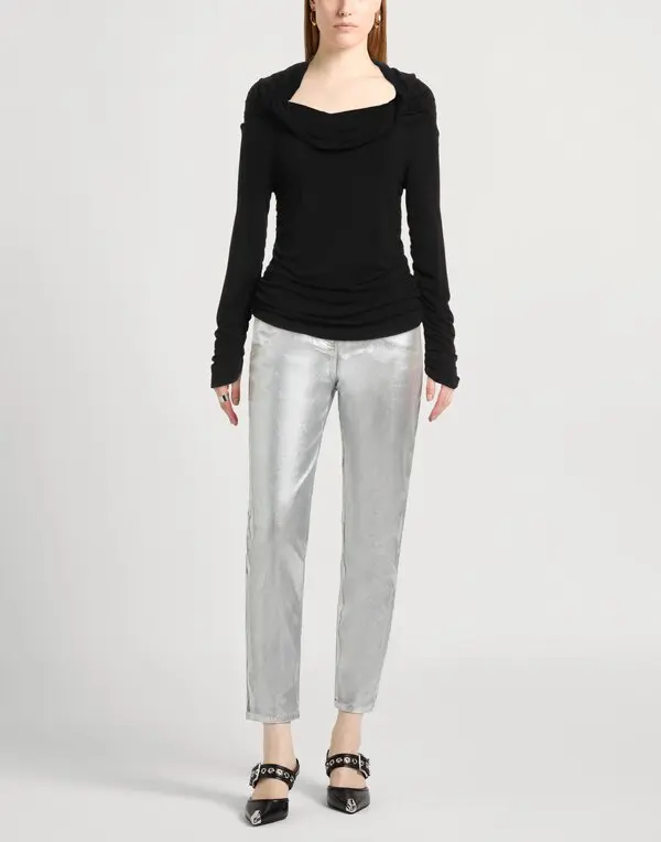 Liviana Conti Solid Color Jersey Top