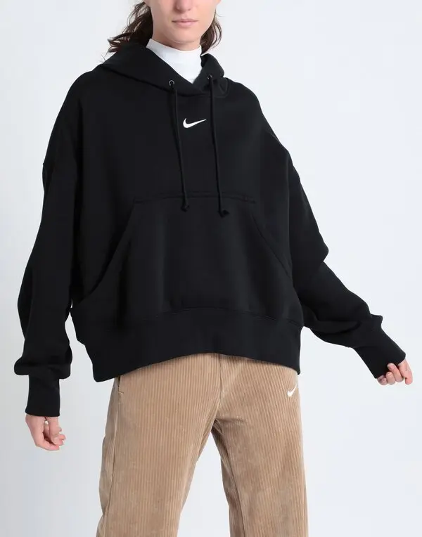 Nike Phoenix Fleece Over-oversized Hoodie Sweatshirt - Black