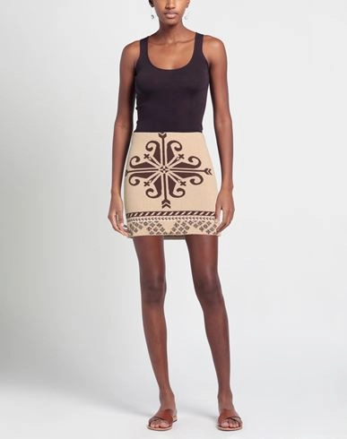 AKEP Intarsia-knit Mini Pencil Skirt