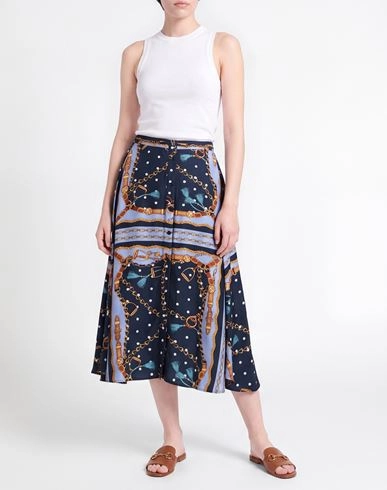 Maje Viscose Midi Skirt
