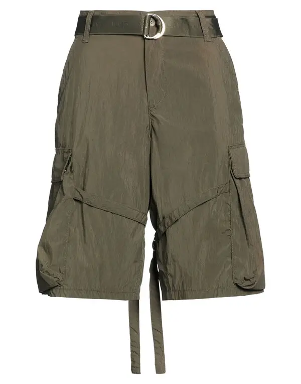Liu Jo Military Polyester Polyamide Shorts