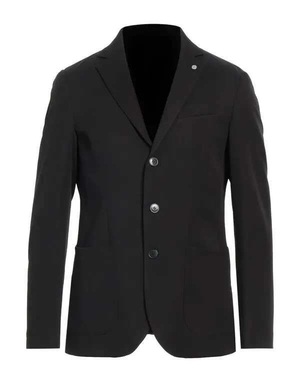 LIU •JO MAN Blazer Size Polyester, Wool, Elastane