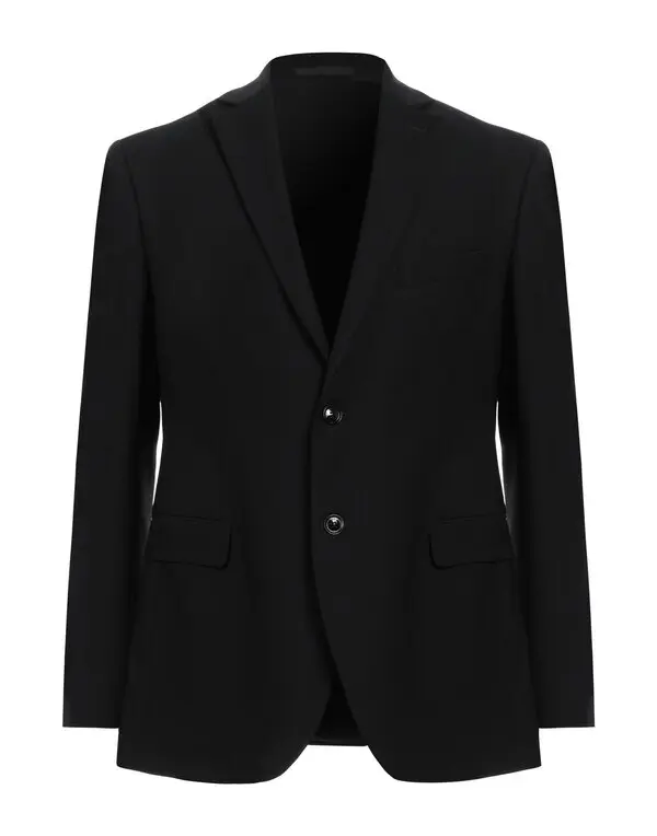 LIU •JO MAN Blazer Size Polyester, Virgin Wool, Elastane