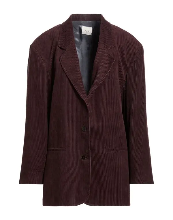 ALYSI Corduroy Single-breasted Blazer