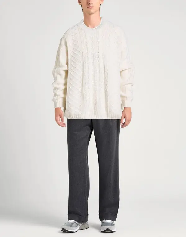 C.P. COMPANY C. P. Company Sweater Ivory Size Wool, Polyamide
