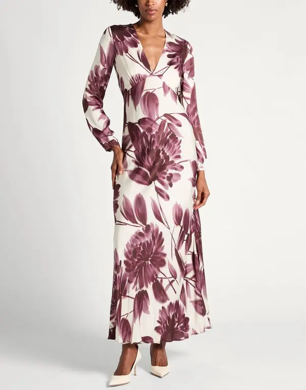 TWINSET Maxi Dress Plum Size Viscose