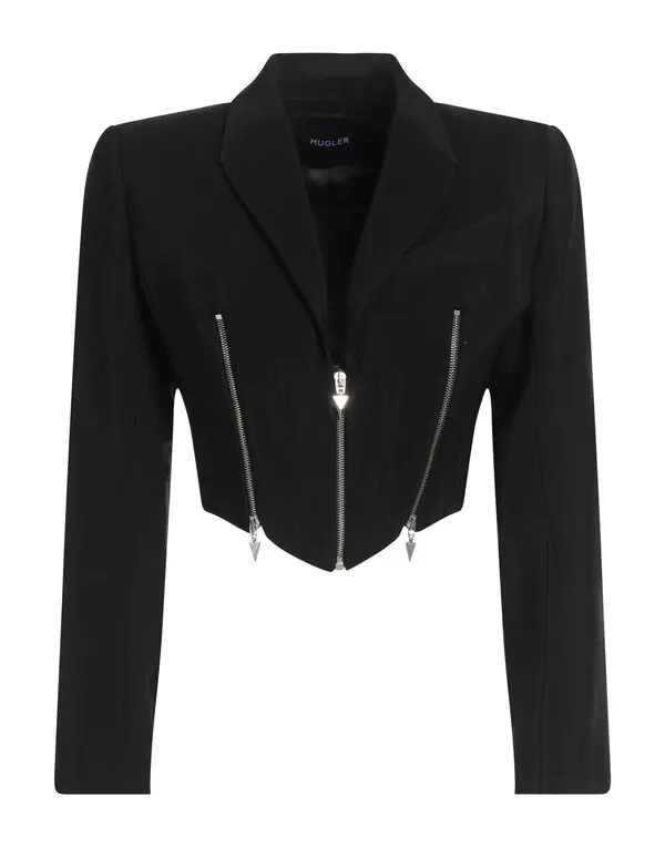 MUGLER Jacket Size Viscose, Virgin Wool