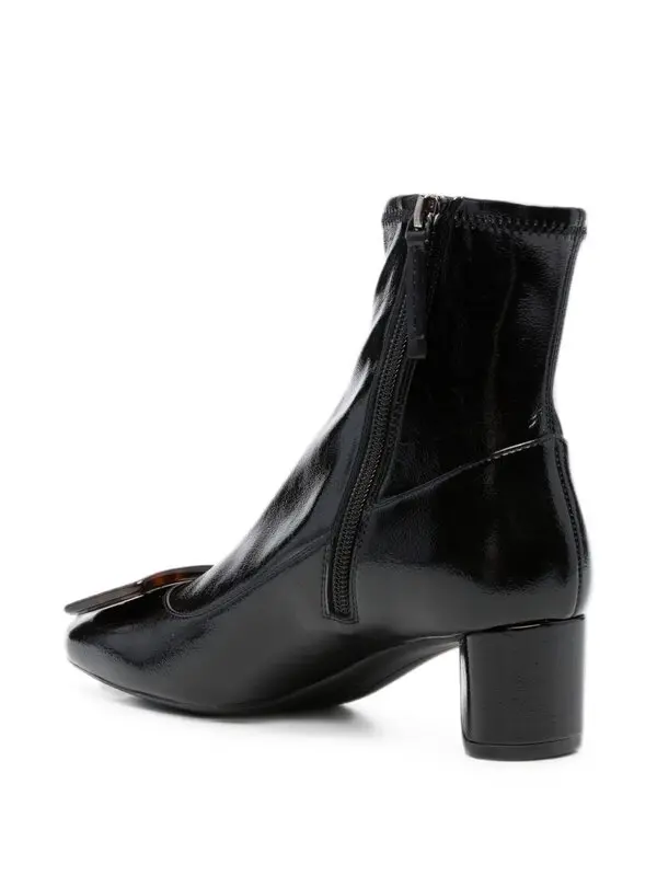 ROGER VIVIER Roundy Turtle Leather Boots