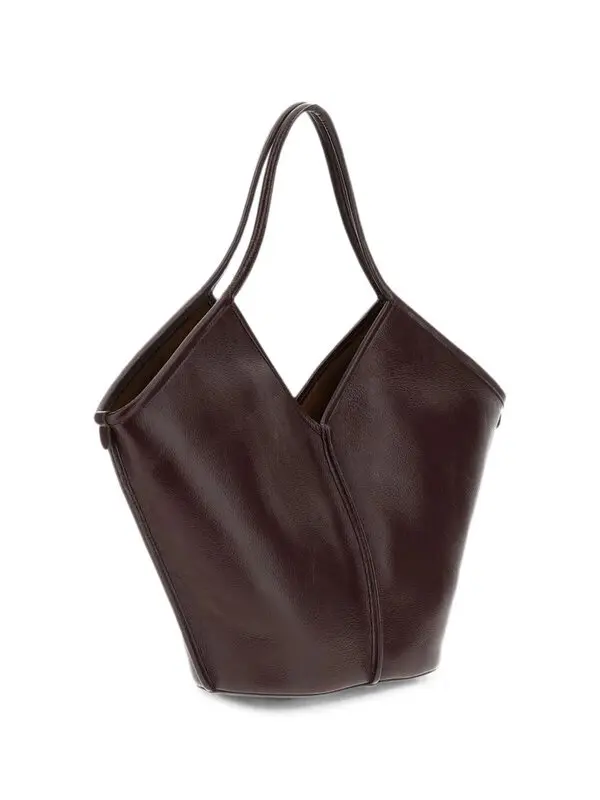Hereu Calella Leather Tote Bag - Red