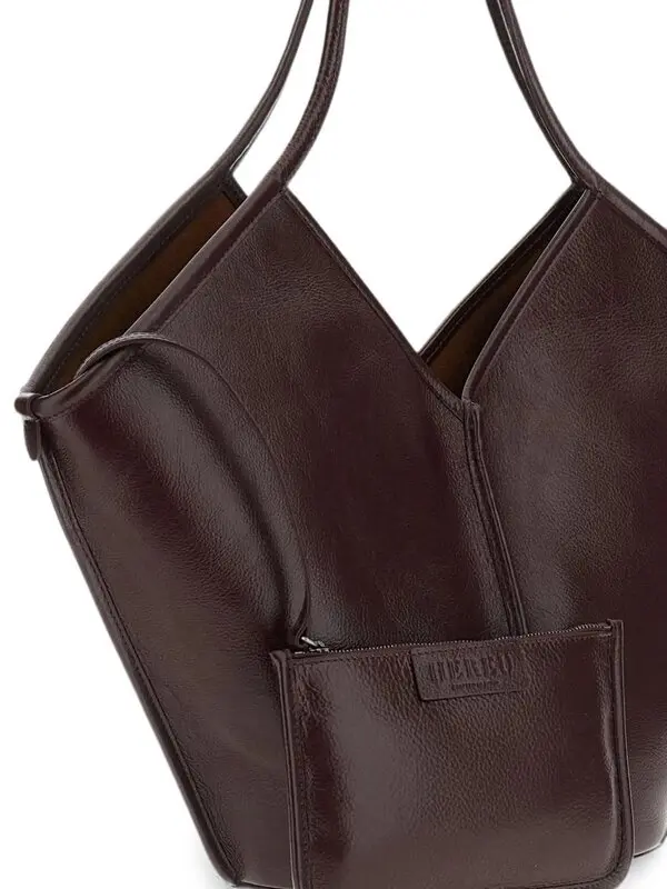Hereu Calella Leather Tote Bag - Red