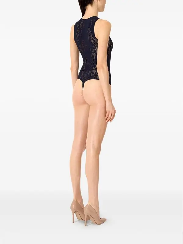 Wolford Infinite Rose Bodysuit - Blue