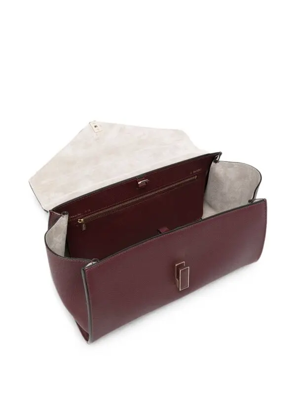 VALEXTRA Iside Editor Leather Tote Bag - Brown