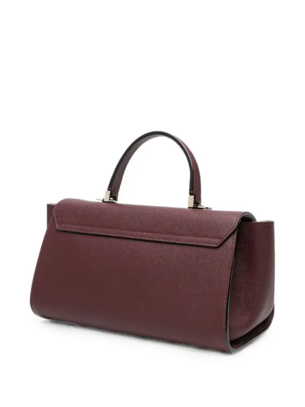 VALEXTRA Iside Editor Leather Tote Bag - Brown
