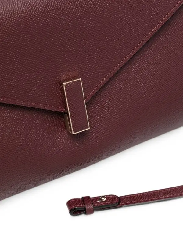 VALEXTRA Iside Editor Leather Tote Bag - Brown