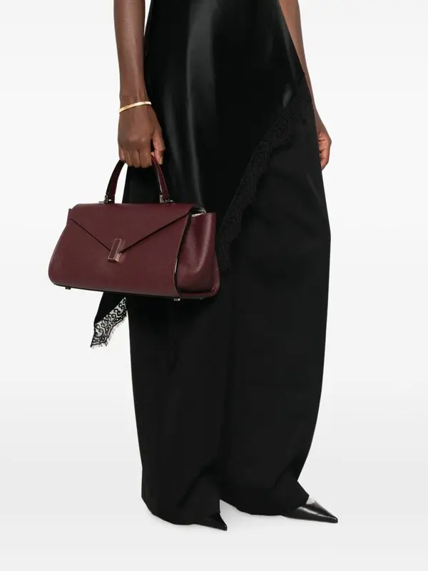 VALEXTRA Iside Editor Leather Tote Bag - Brown